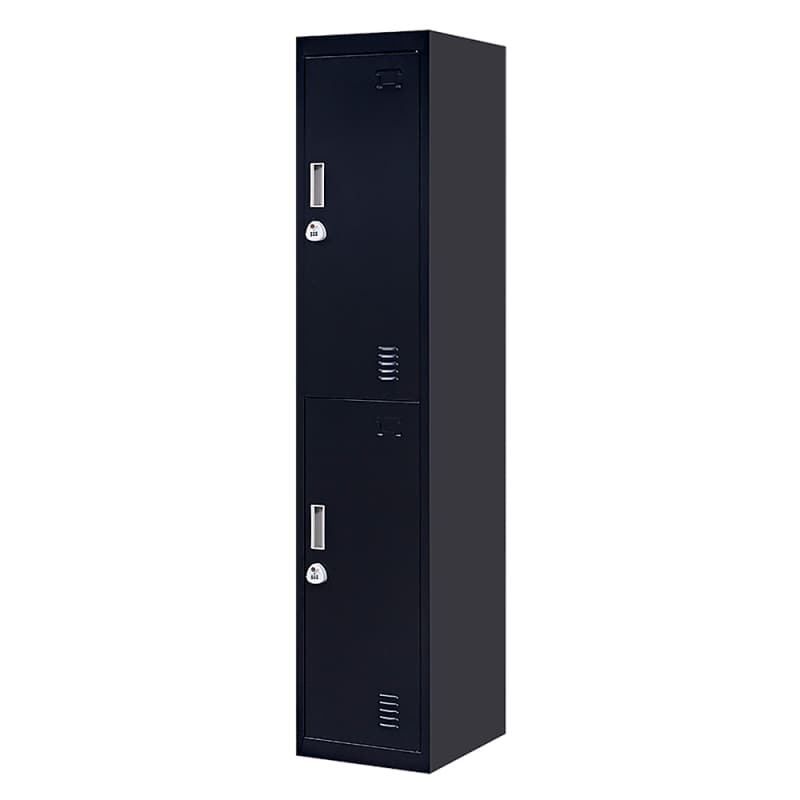 2-Door Vertical Locker for Office Gym Shed School Home – theponcer